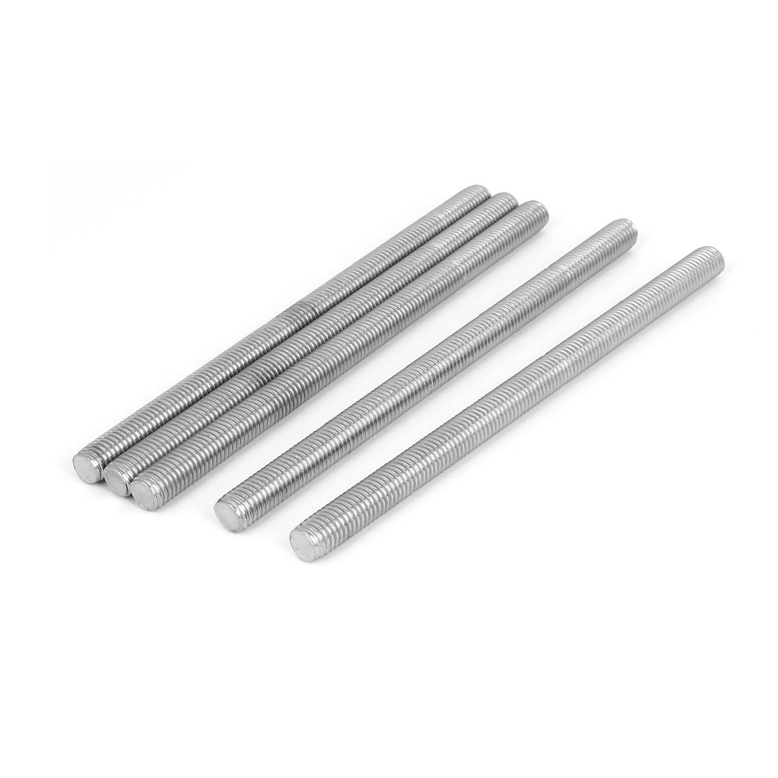 uxcell M12 x 200mm 304 Stainless Steel Right Hand Thread Fully Threaded ...