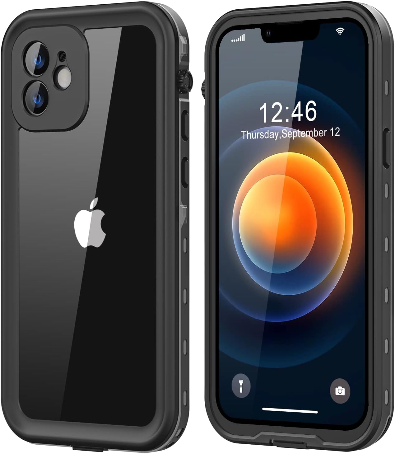 Amazon.com: Protebox for iPhone 12 Mini Waterproof Case with Built-in ...