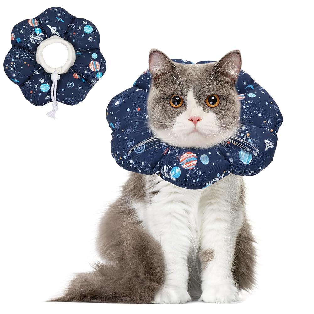 ComSaf Cat Cone Collar Soft, Protective Adjustable Cat Cones to Stop ...
