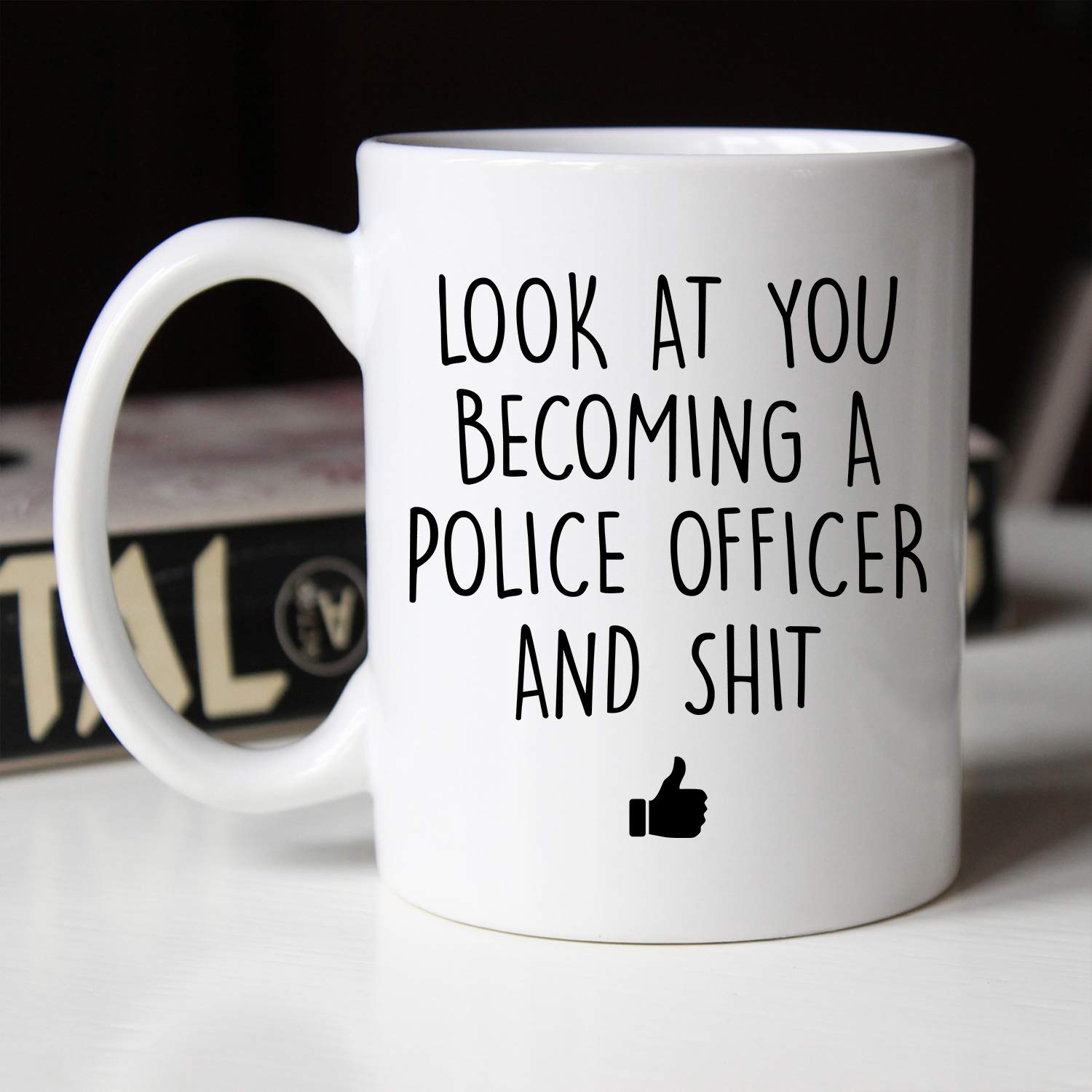 Snapklik.com : Police Coffee Cup 11 Ounce Police Academy Graduation ...