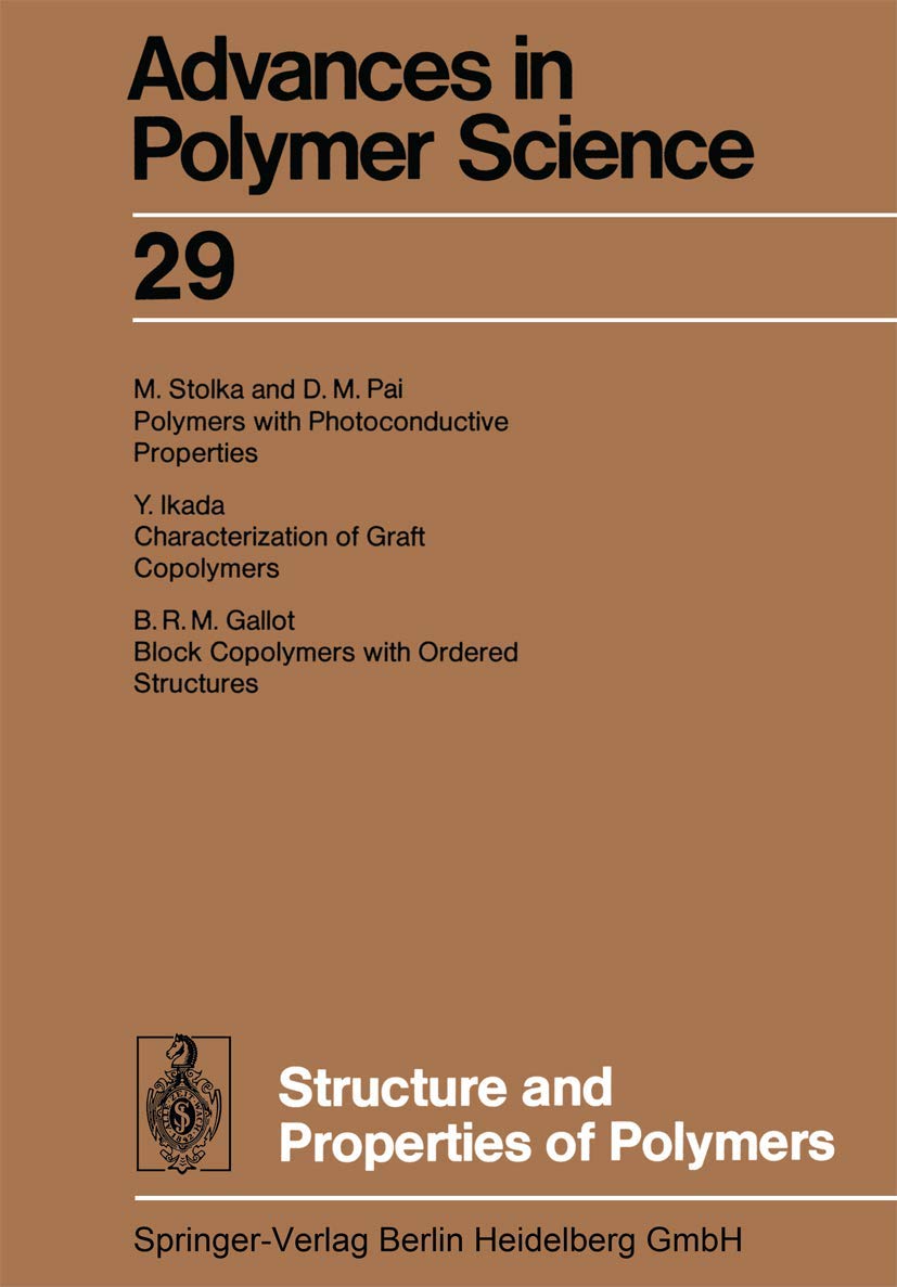 Amazon | Structure and Properties of Polymers (Advances in Polymer ...