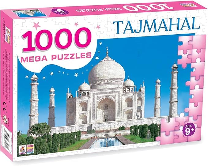 Buy JAWAHAR 1000 Pieces Taj Mahal Puzzle: Jigsaw Puzzle Game Box for ...