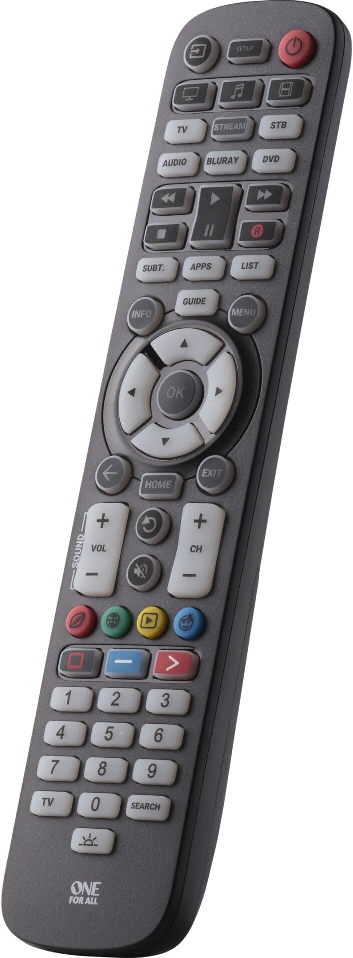 Best Price Square Remote Univ 4 in 1 Combi URC7140 by One for All ...