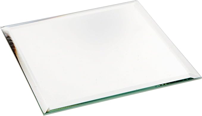 Amazon.com: Plymor Square 3mm Beveled Glass Mirror, 4 inch x 4 inch ...
