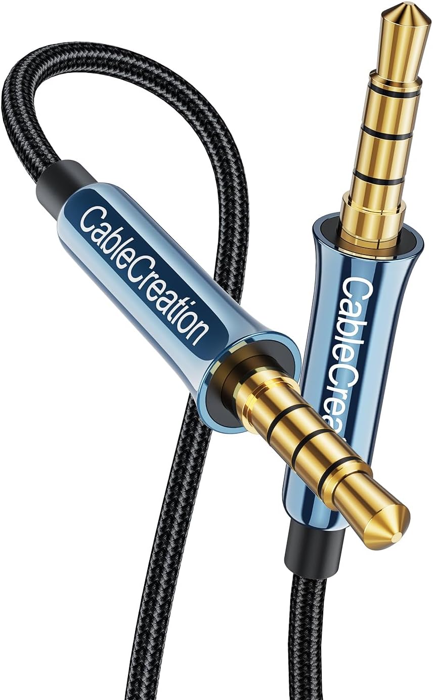 Amazon.in: Buy ARCHEER 3. 5mm Audio Cable 4-Pole Male to Male Stereo ...