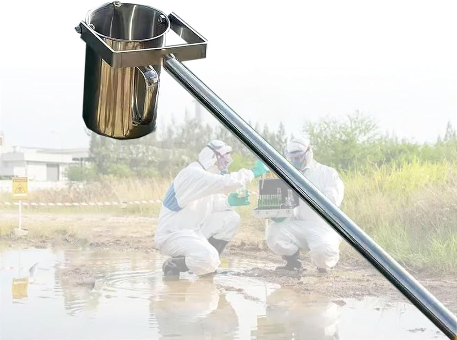 Telescopic Stainless Steel Water Sampler Pole 500ml Liquid Collection ...