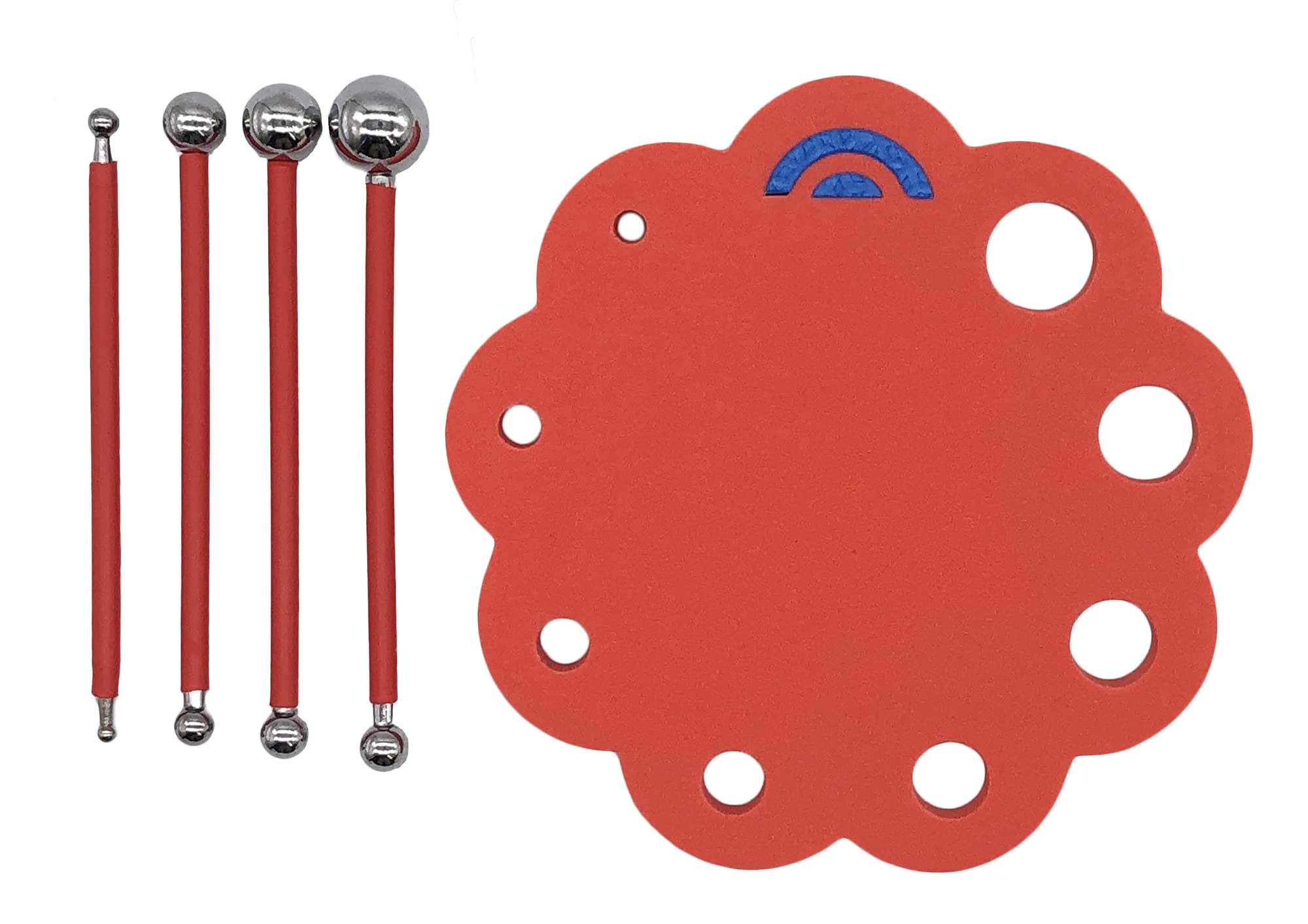 FlowerUp Foam Modelling Mat & Balling Tool Set (Red) : Amazon.co.uk ...