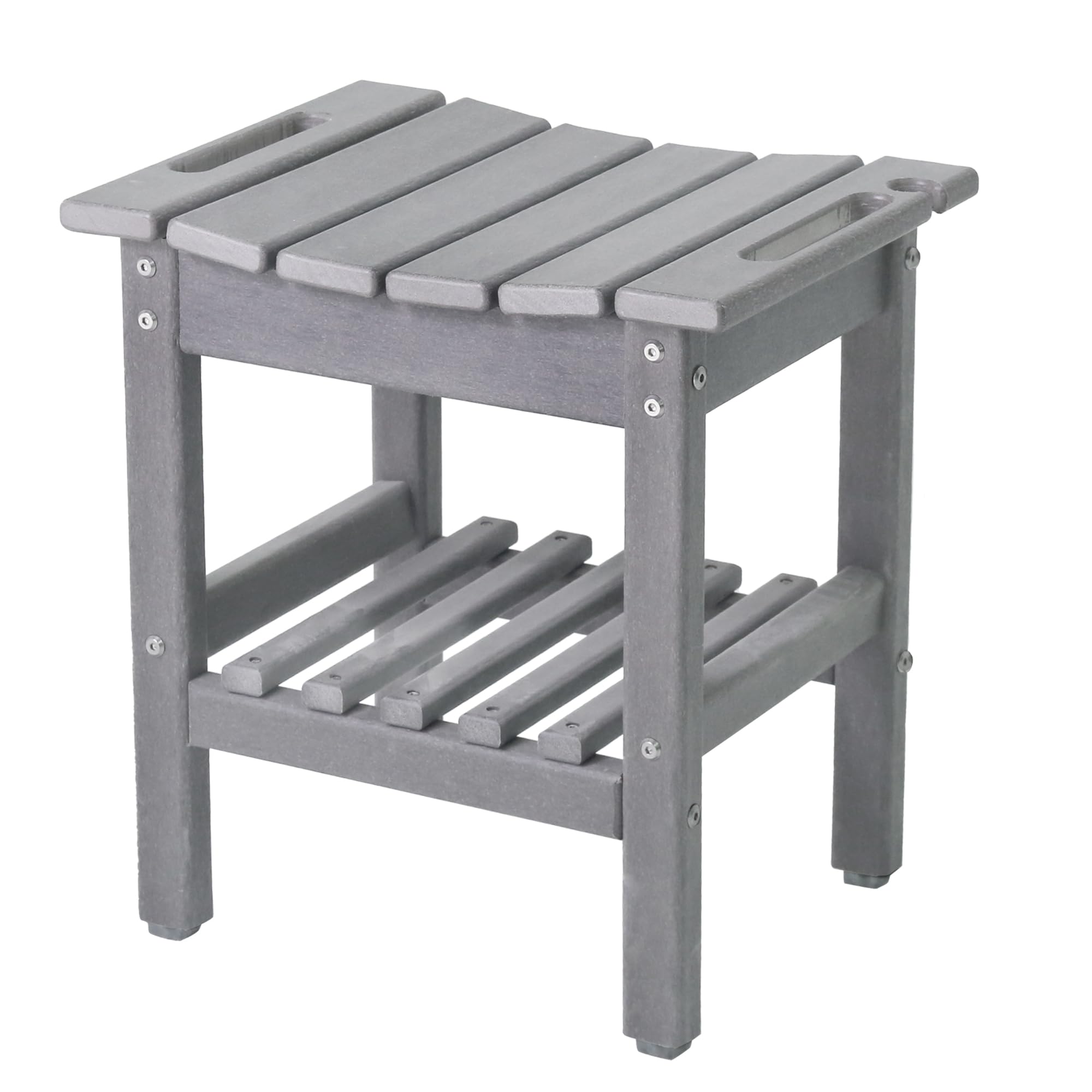 Restcozi HDPE Shower Bench Inside Shower Stool with Space-Efficient ...