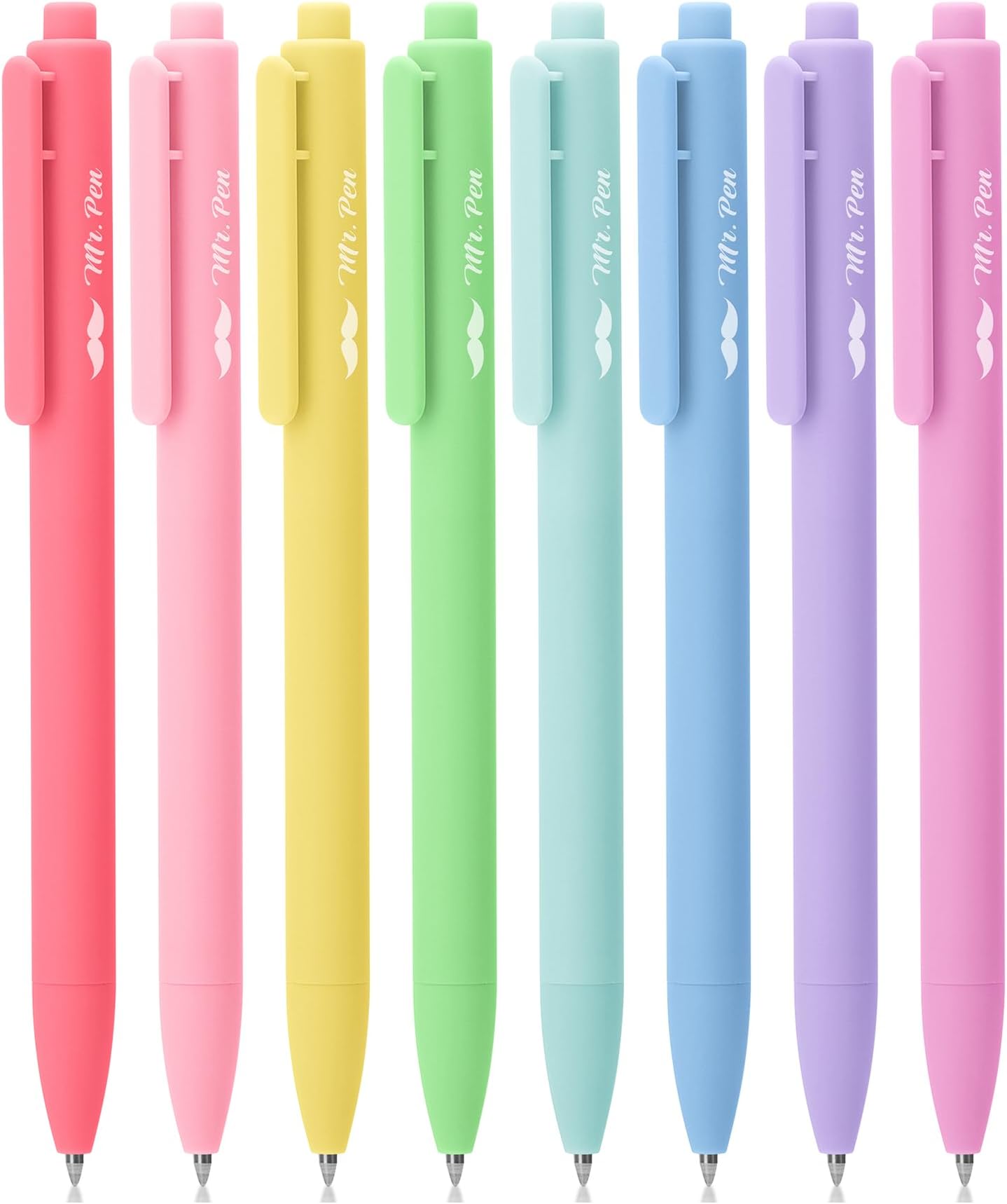Amazon.com: Mr. Pen- Retractable Gel Pens, 10 Pack, Pastel Color Ink ...