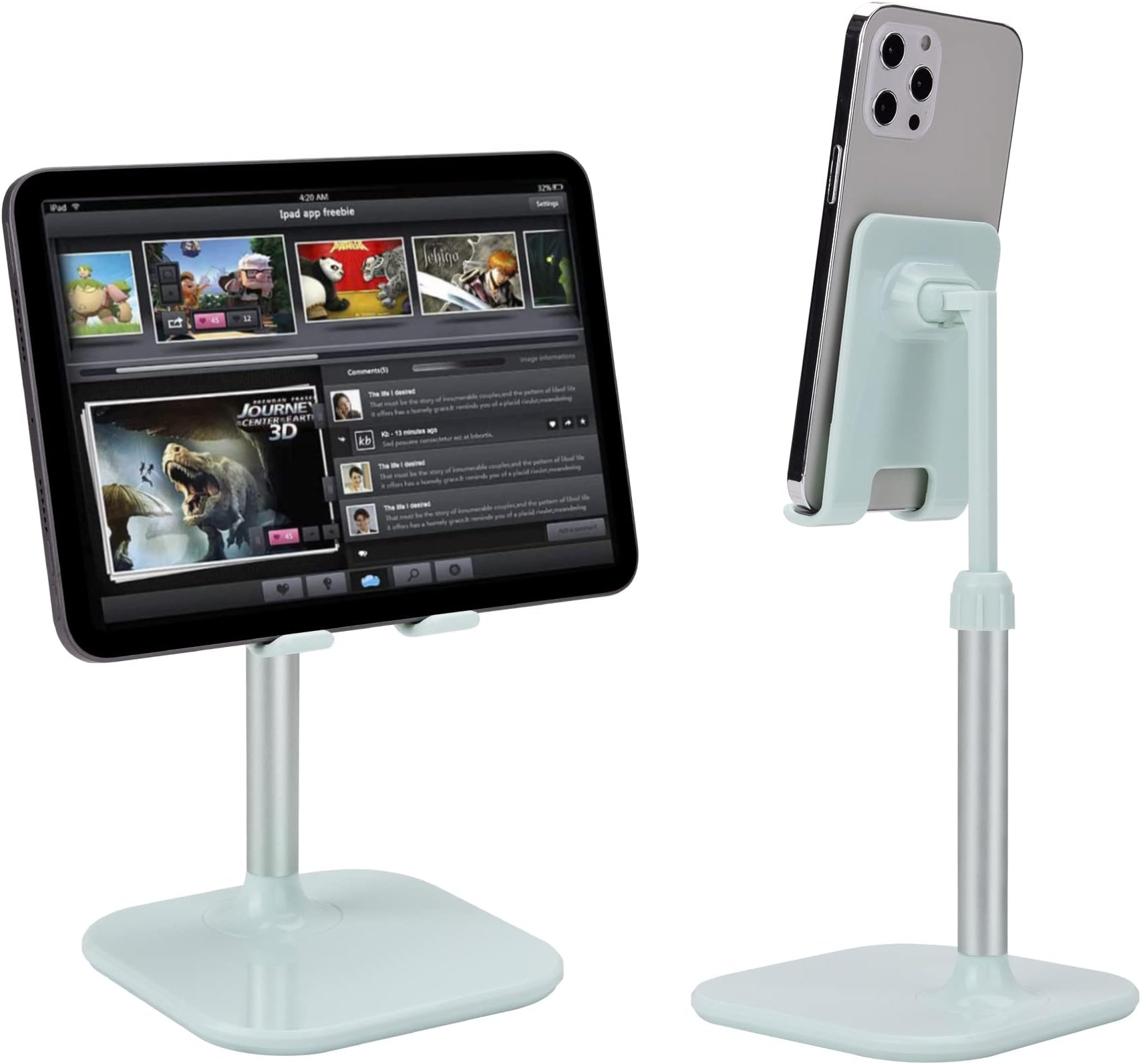 Amazon.com: Doboli Cell Phone Stand, Phone Stand for Desk, Phone Holder ...