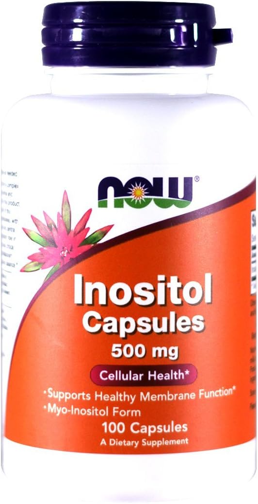 Amazon.com: NOW Foods Foods Inositol 500mg,100 Capsules (Pack of 3 ...