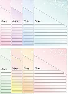 Amazon.com : Lined Vertical Slash Pocket File Folders 8 Pack Lined File ...