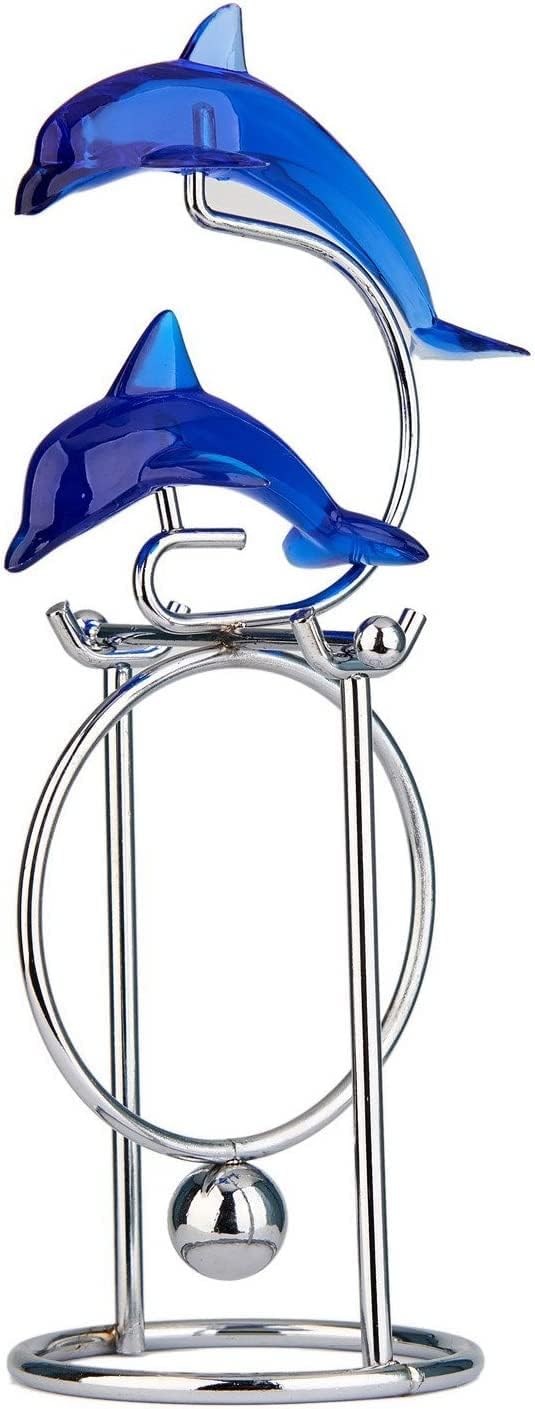 Amazon.com: Cute Kinetic Energy Art Balance Dolphin Table Toy ...