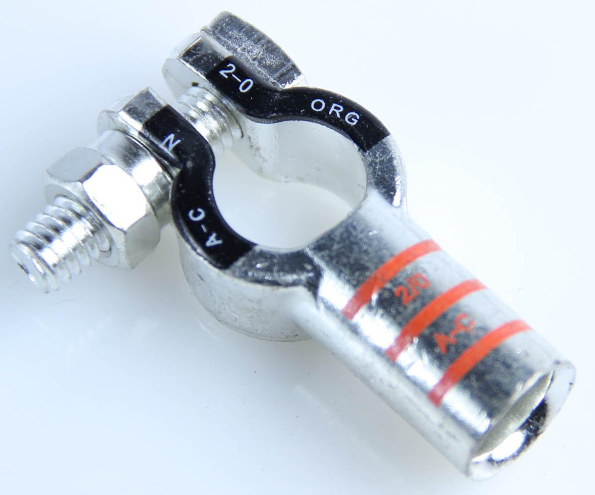 Amazon.com: 2/0 Ga. Negative Copper Battery Terminals (1 per pack ...