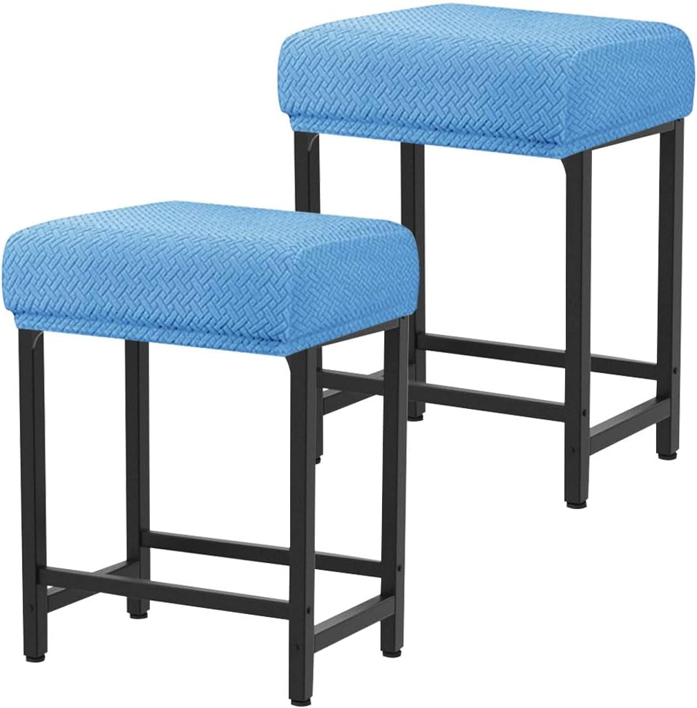 Amazon.com: Levoberg Bar Stool Cover Rectangle Stretch Counter Height ...