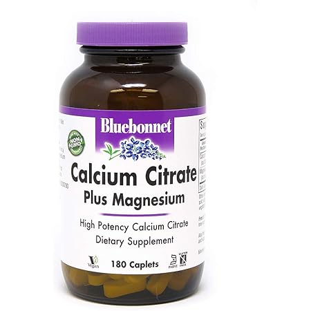 Amazon.com: Bluebonnet Nutrition Calcium Citrate Magnesium Plus Vitamin ...