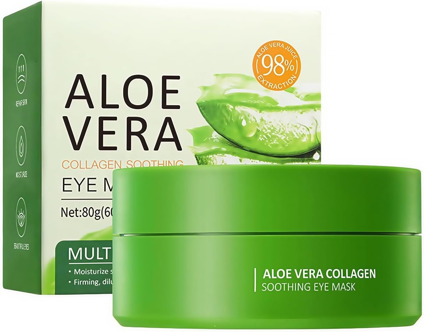 Amazon.com : Aloe Vera Moisturizer Under Eye Patches - Hydrating Under ...