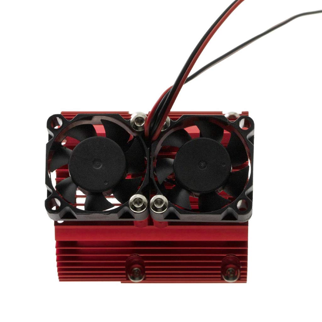 Enakshi 41-43mm Motor RC Heatsink Heat Sink Cooling Fan for 1/8 RC Car ...