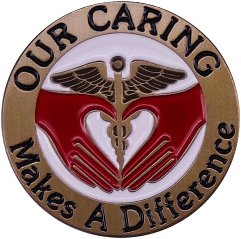 Eactelour Caring Makes A Difference Nurse Doctor Lapel Pin Care ...