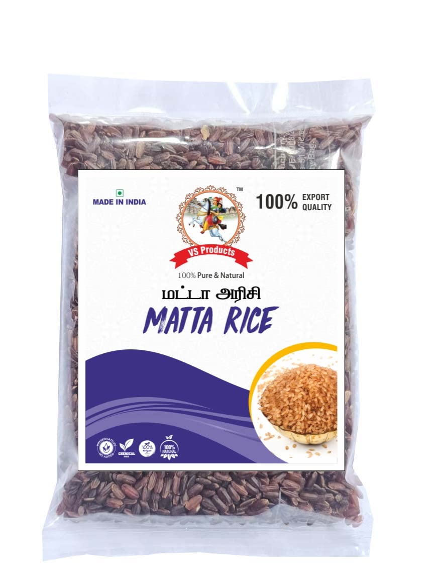 VS Products Kerala Matta Rice, 10kg, Rose Matta Rice, Palakkadan Rice ...