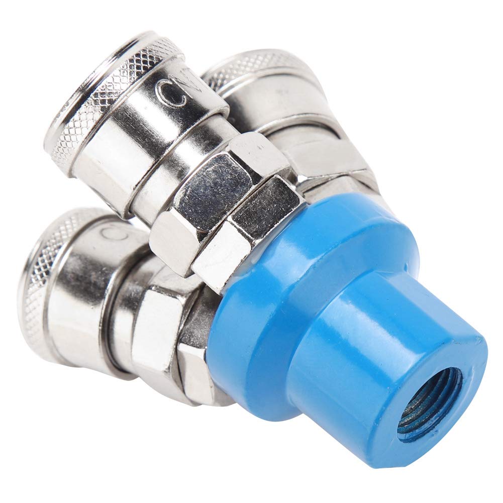 Round 3 Way Air Hose Splitter Air Manifold Fitting Air Pump Air ...