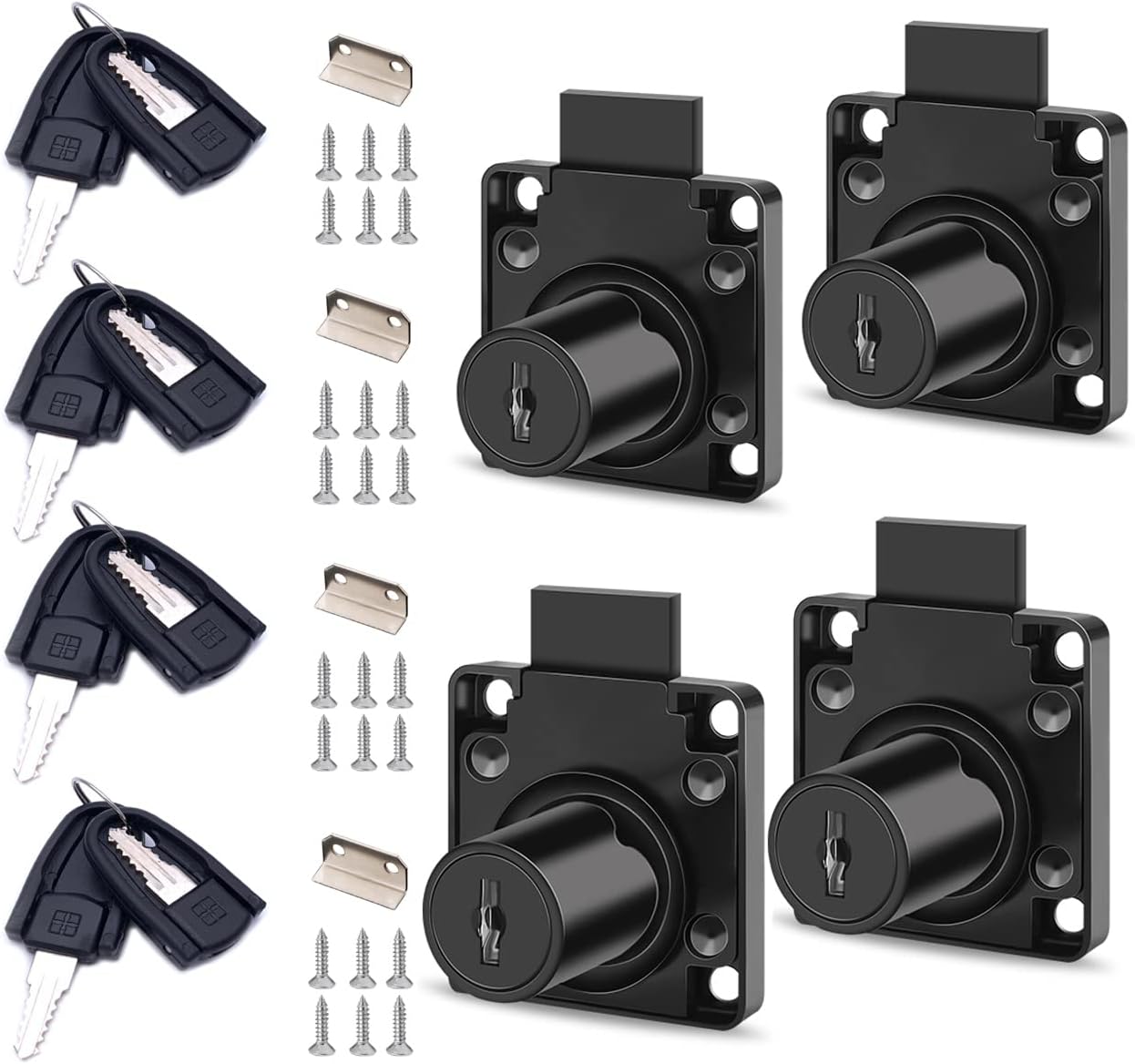 VictorsHome Cam Drawer Lock - 5/8 Inch (16mm) Bore 7/8 Inch (21mm ...