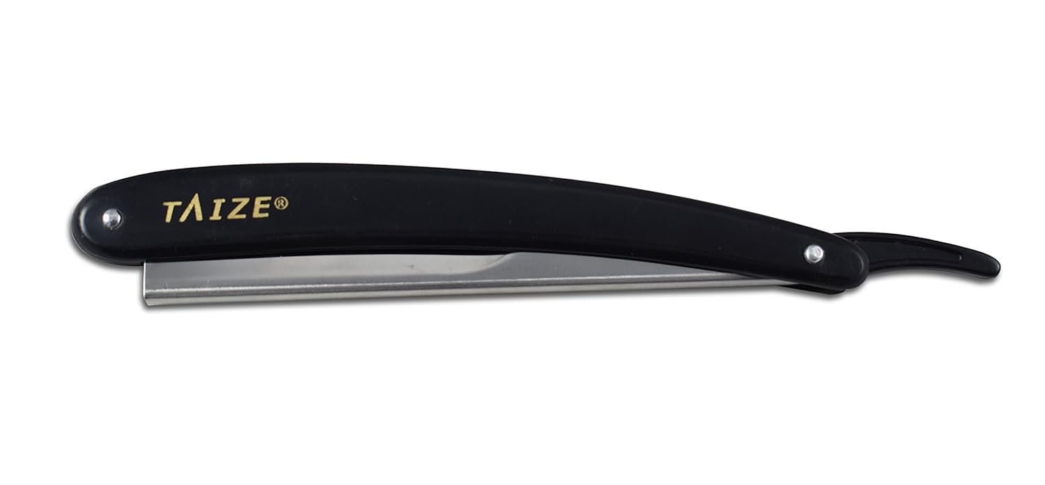 Amazon.com: TAIZE -Professional Barber- Straight Edge Razor - Black - 6 ...