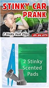 Amazon.com: Stinky Car Prank - Set of 2 Nasty Body Odor Scented Air ...