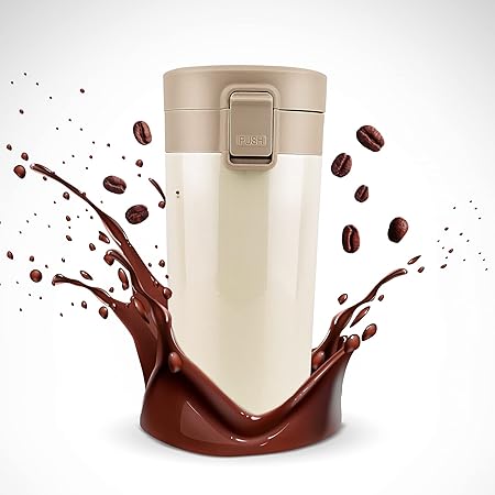 Buy GROB TEMPRA Smart Travelling Mug. Vacuum Insulated Stainless Steel ...