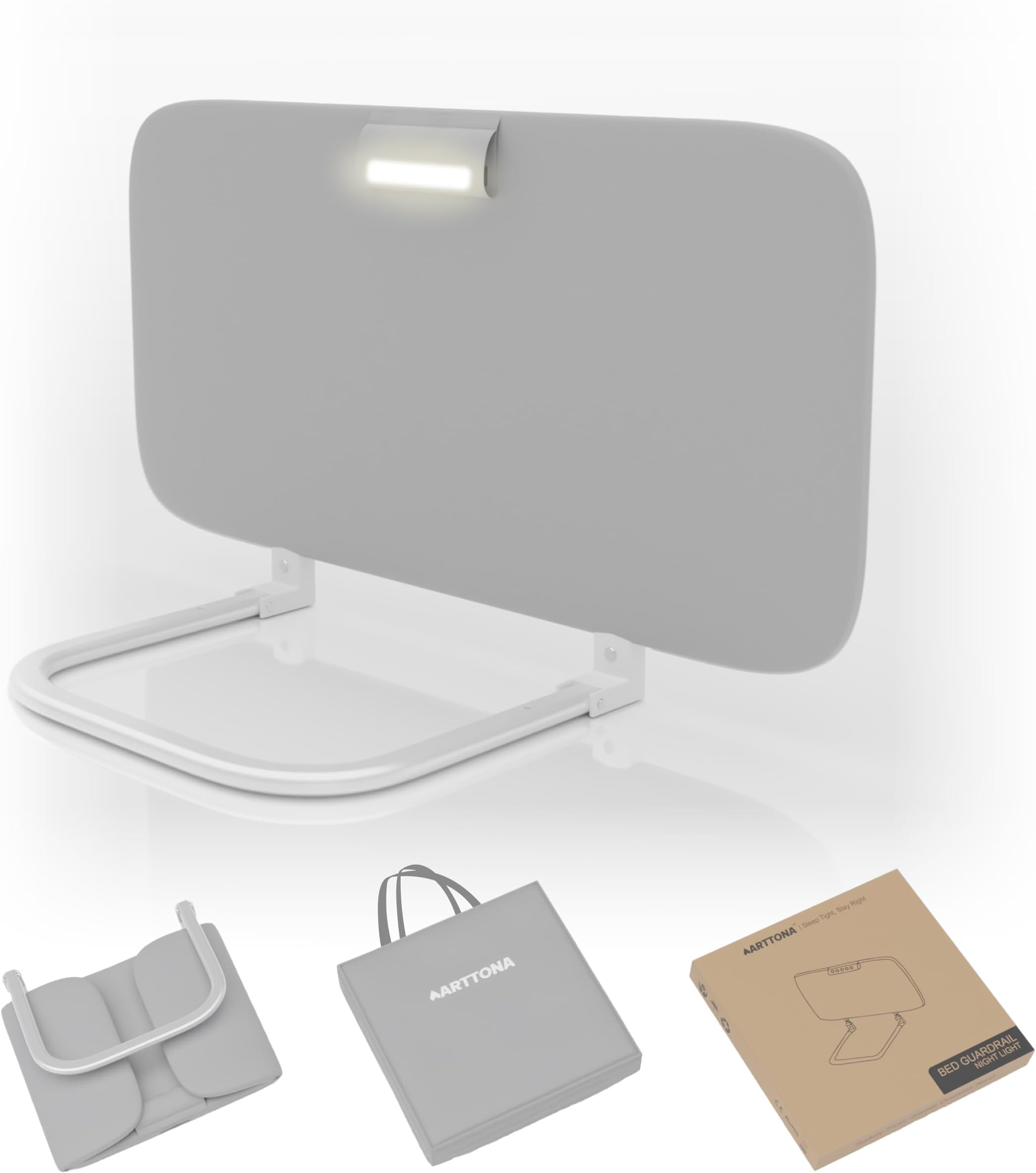 Amazon.com: NUTIKAS Baby Bed Rail Guard for Toddlers - 47" Toddler Bed ...