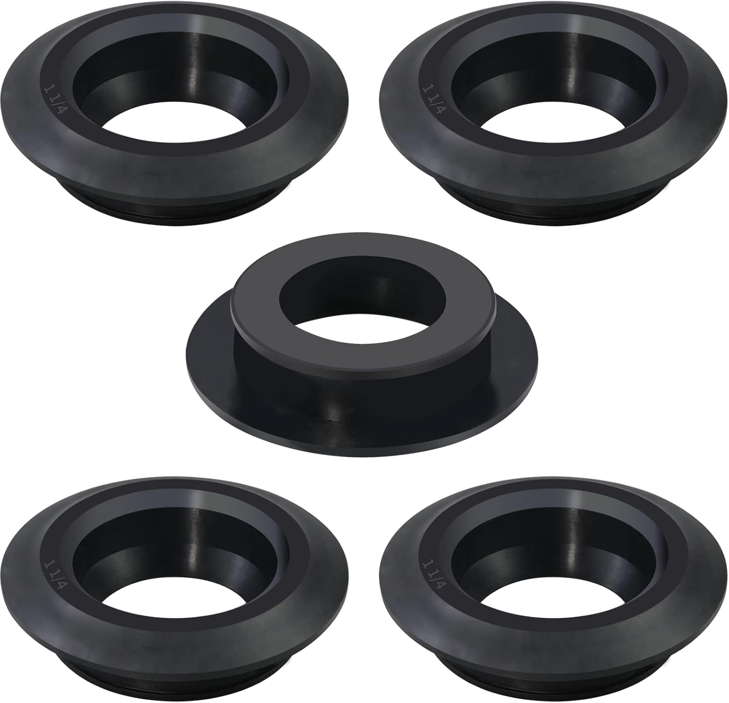 Amazon.com: 5 Pack 1-1/4" Vsttar Flexible Tank Adapter (Bulkhead ...