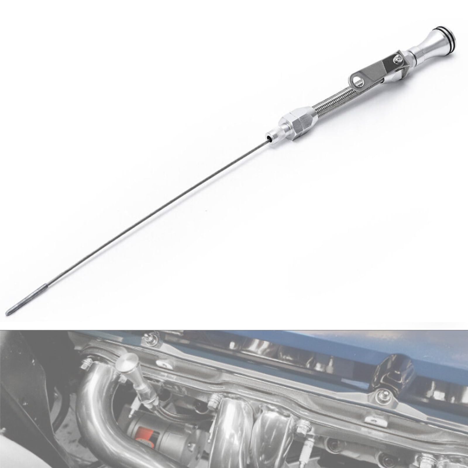 Amazon.com: Stainless Steel Flexible Engine Oil Dipstick for Pre-79 ...
