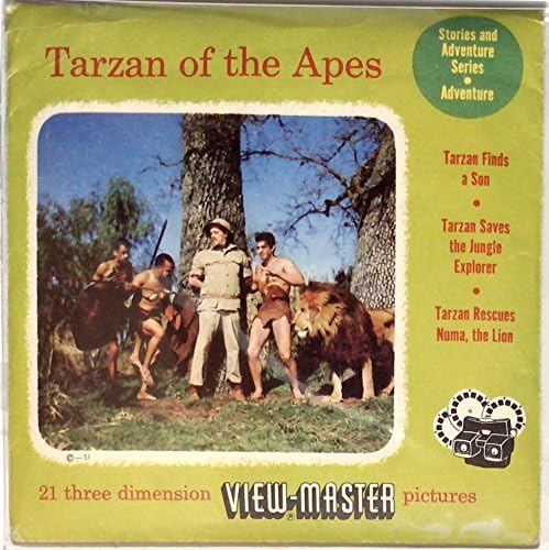 Amazon.com: Vintage Children's View-Master Pictures - Tarzan of the ...