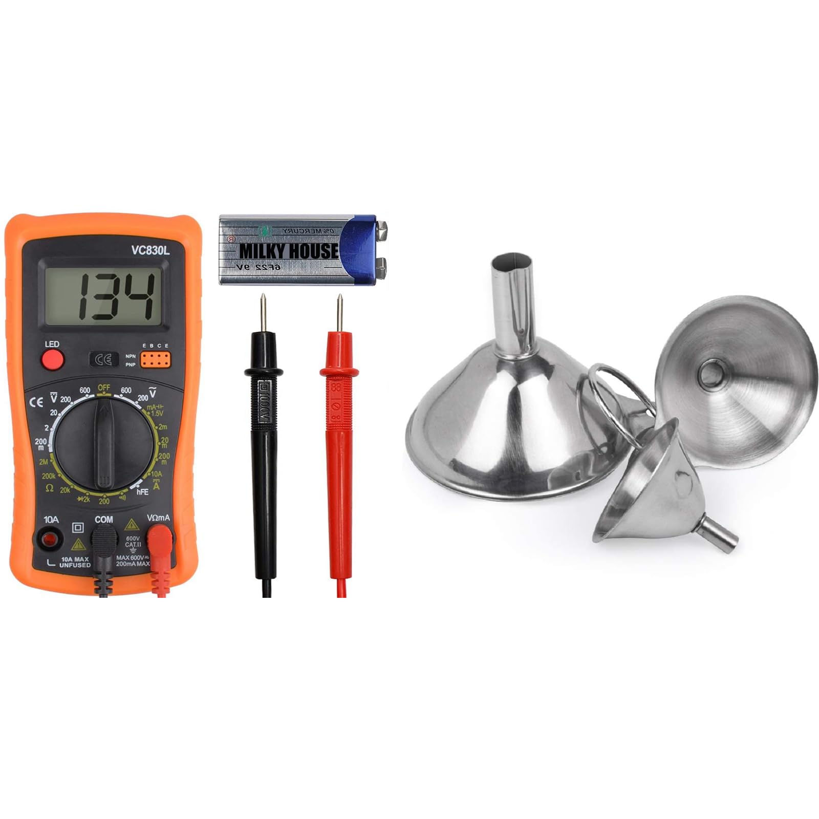 Digital Multimeter Pocket Clamp Multimeters Multi Tester Voltmeter ...