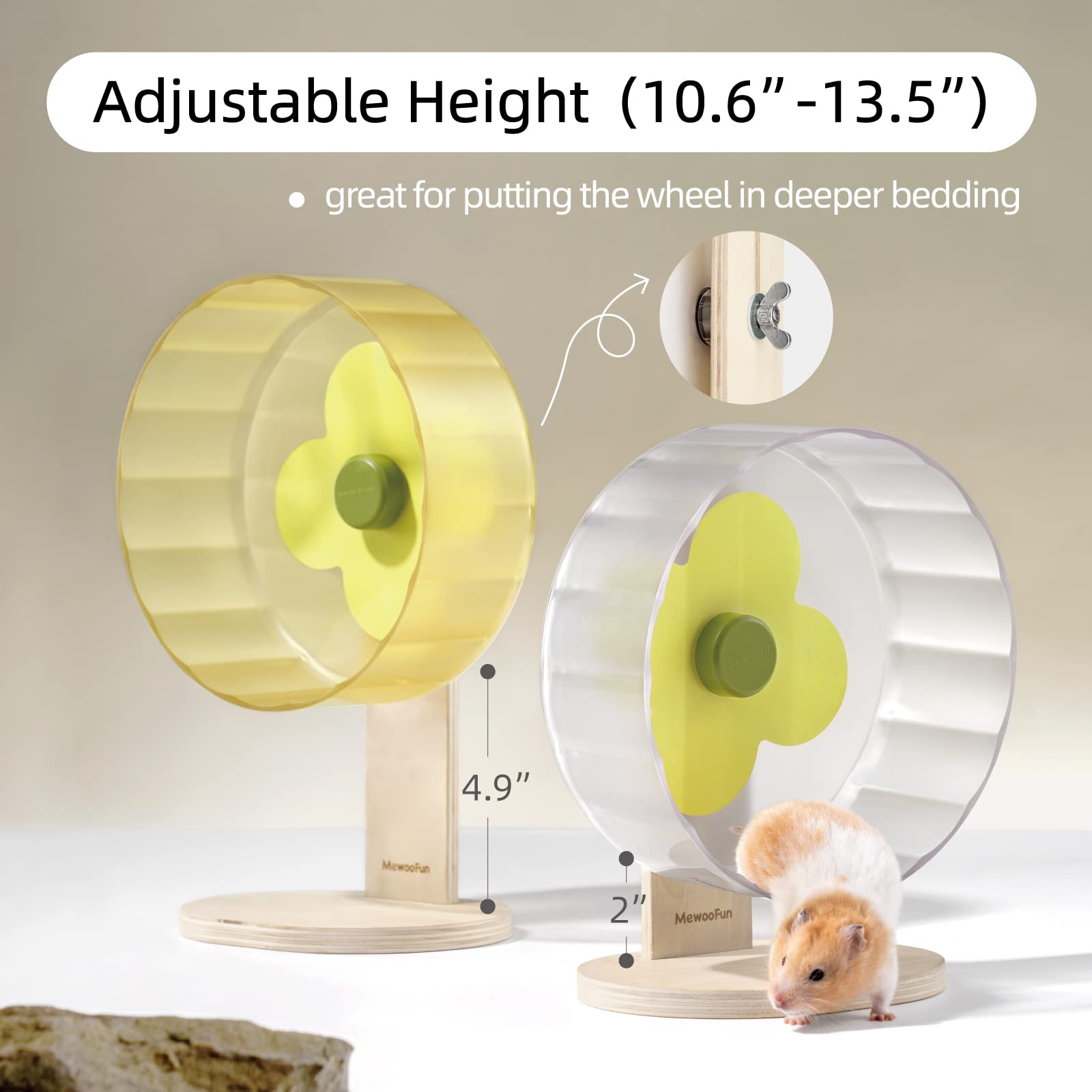 Snapklik.com : Hamster Wheel 8.7 Inch, Silent Exercise Wheel For Mice ...