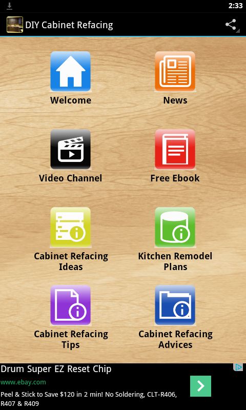 DIY Cabinet Refacing - App on Amazon Appstore