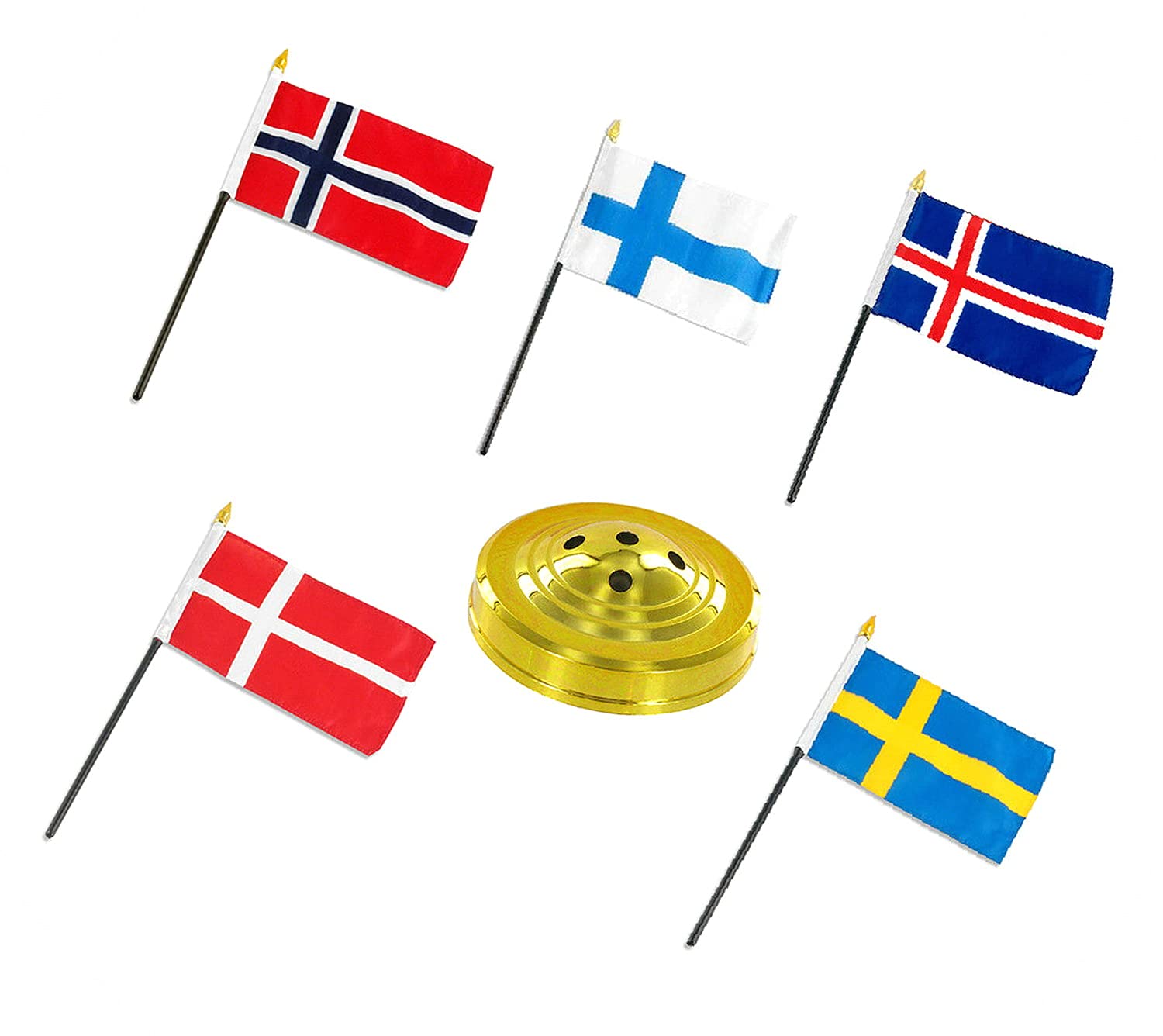 Scandinavian Countries Flags