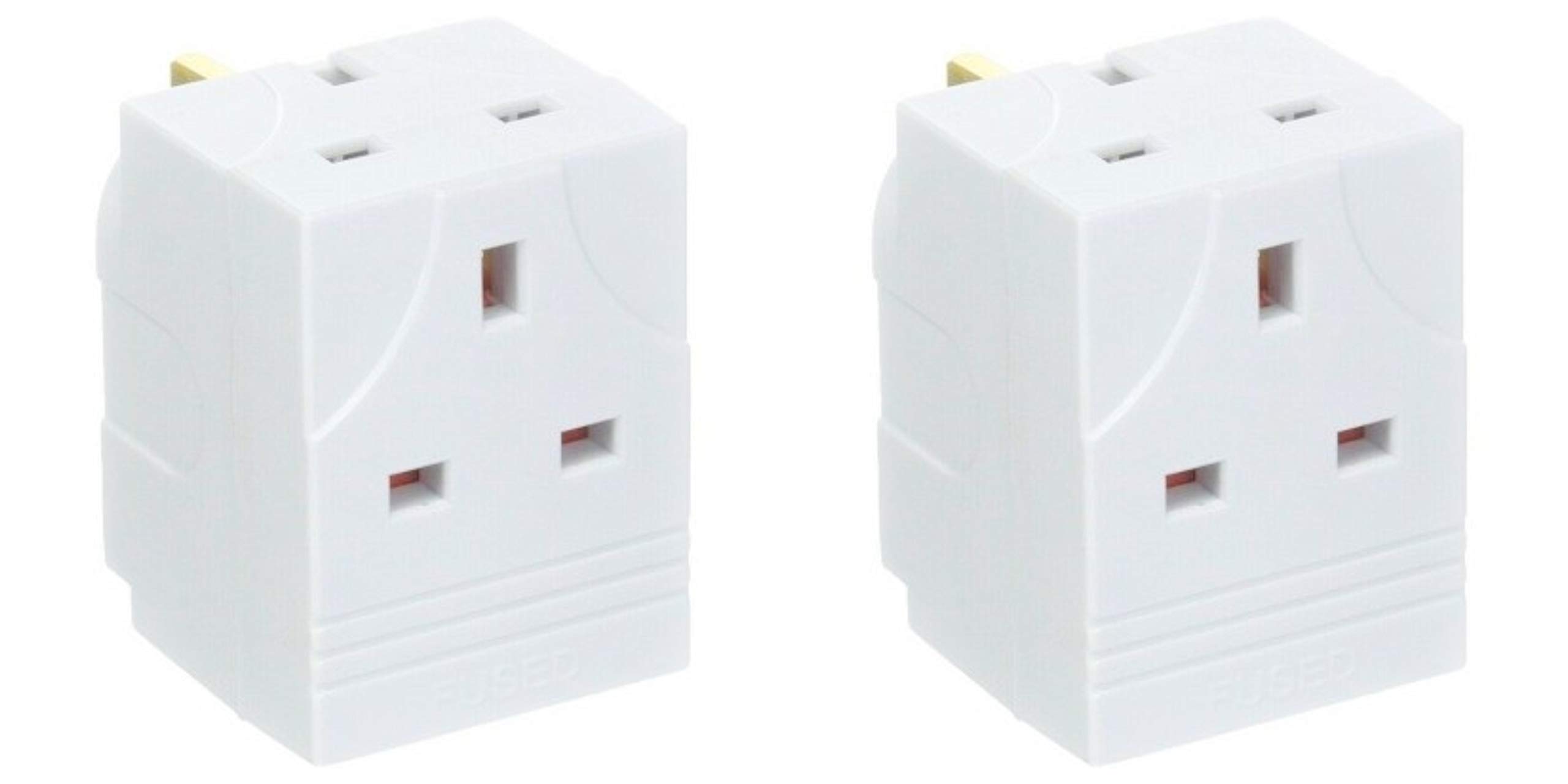 Buy HomeBerg 3 Way Triple Plug Adaptor - Multi Plugs Extension Sockets ...