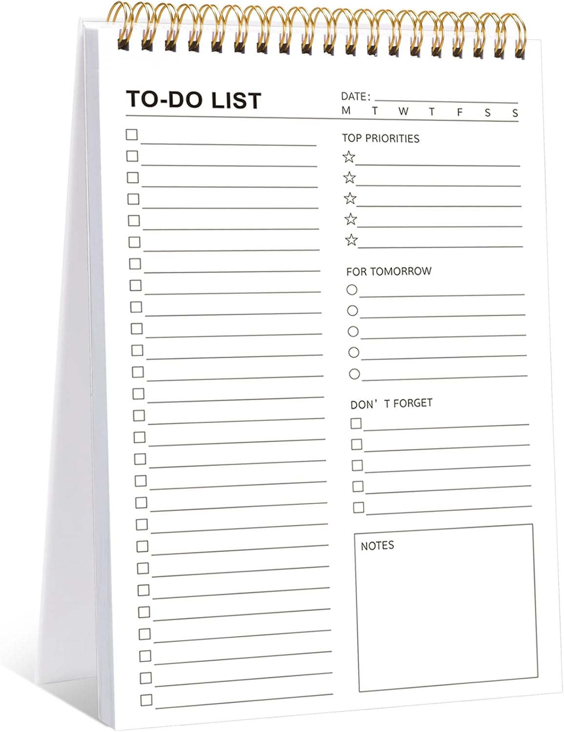 Amazon.com : To Do List Notepad, 120 Pages 6.7x9.8" To Do List Notebook Undated Daily Planner ...