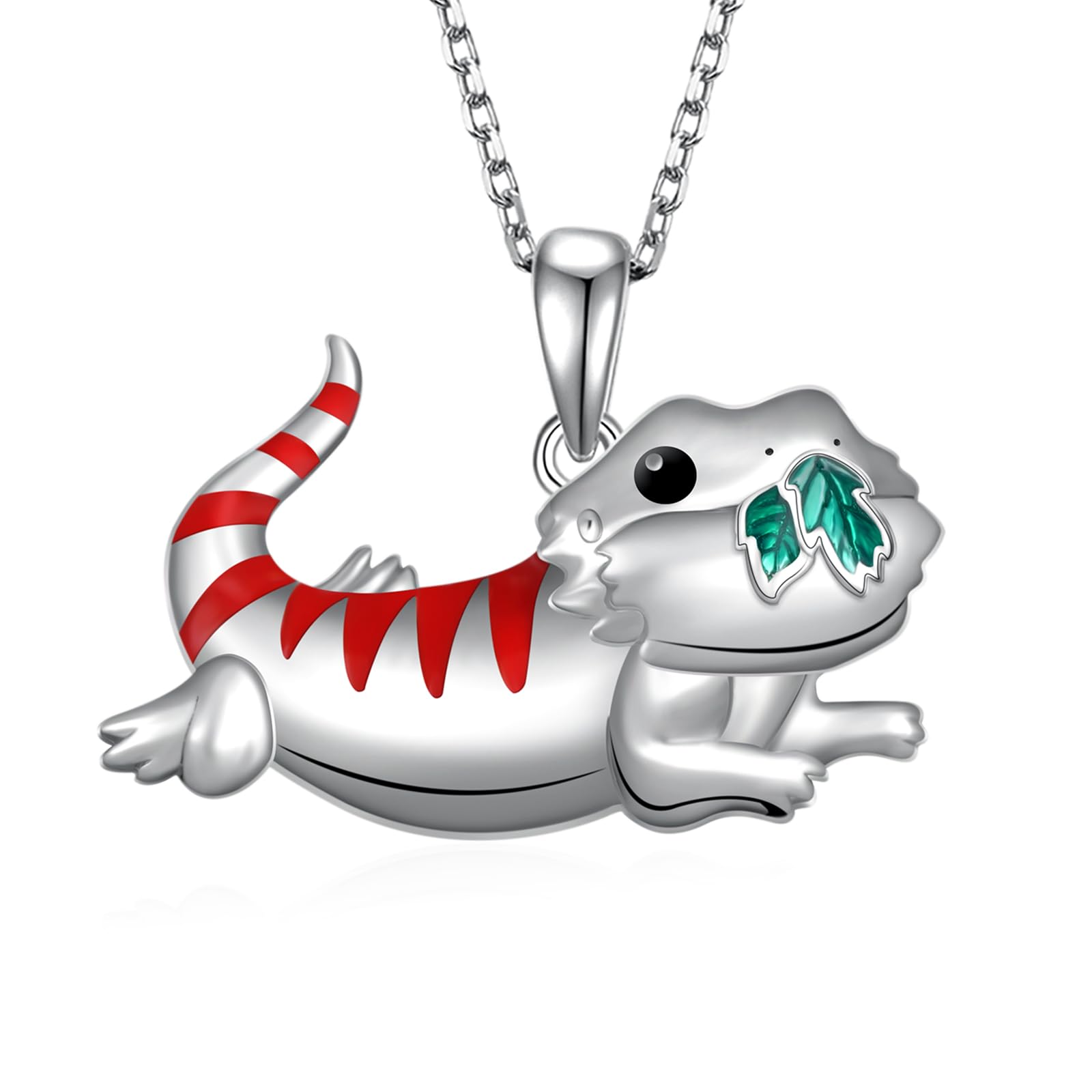 Amazon.com: Daixiya Bearded Dragon Gift 925 Sterling Silver Bearded ...