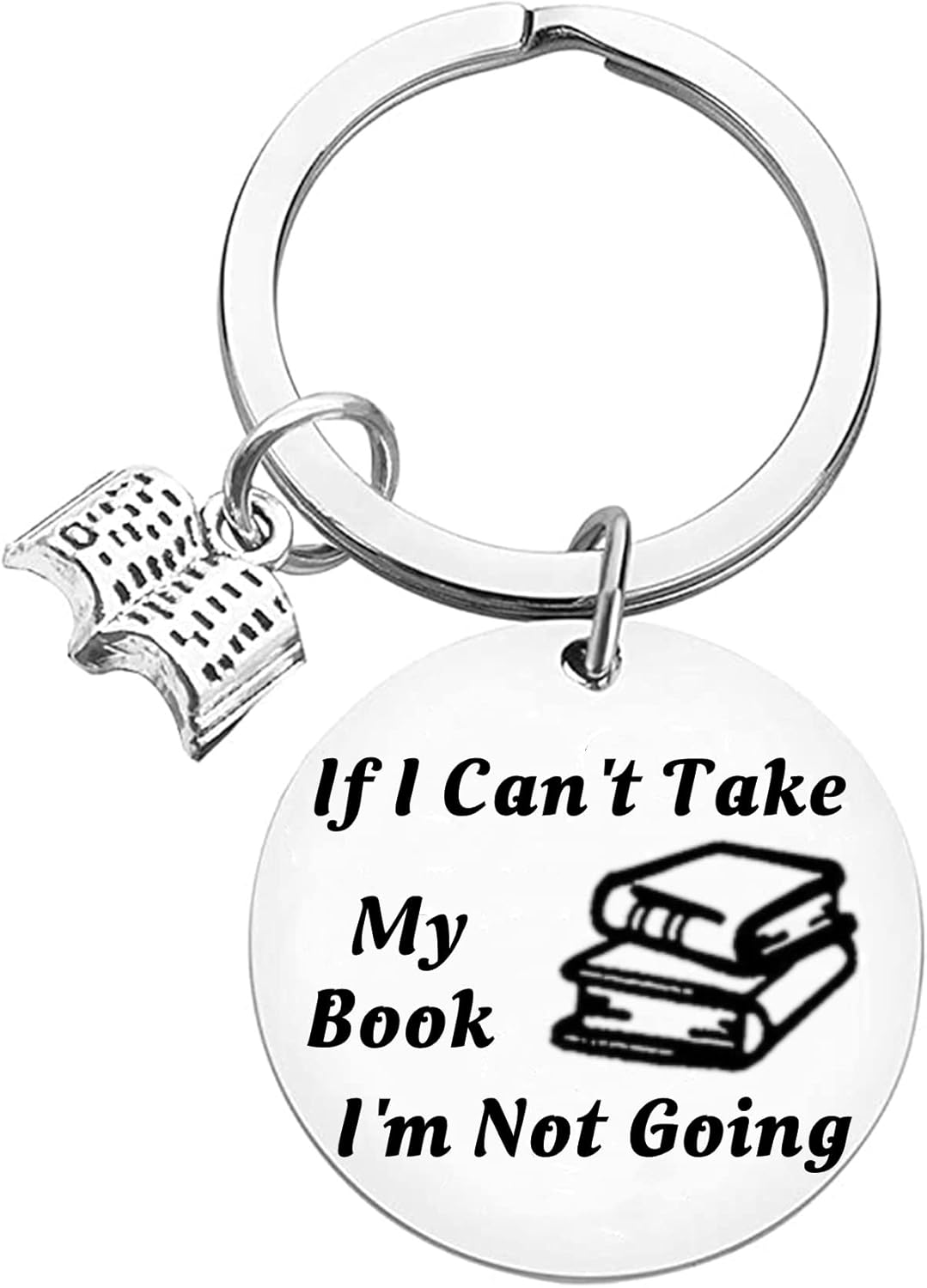 Amazon.com: Book Lover Gift Reading Book Club Keychain for Reader ...