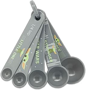 Amazon.com: Disney Star Wars The Mandalorian Measuring Spoons ...