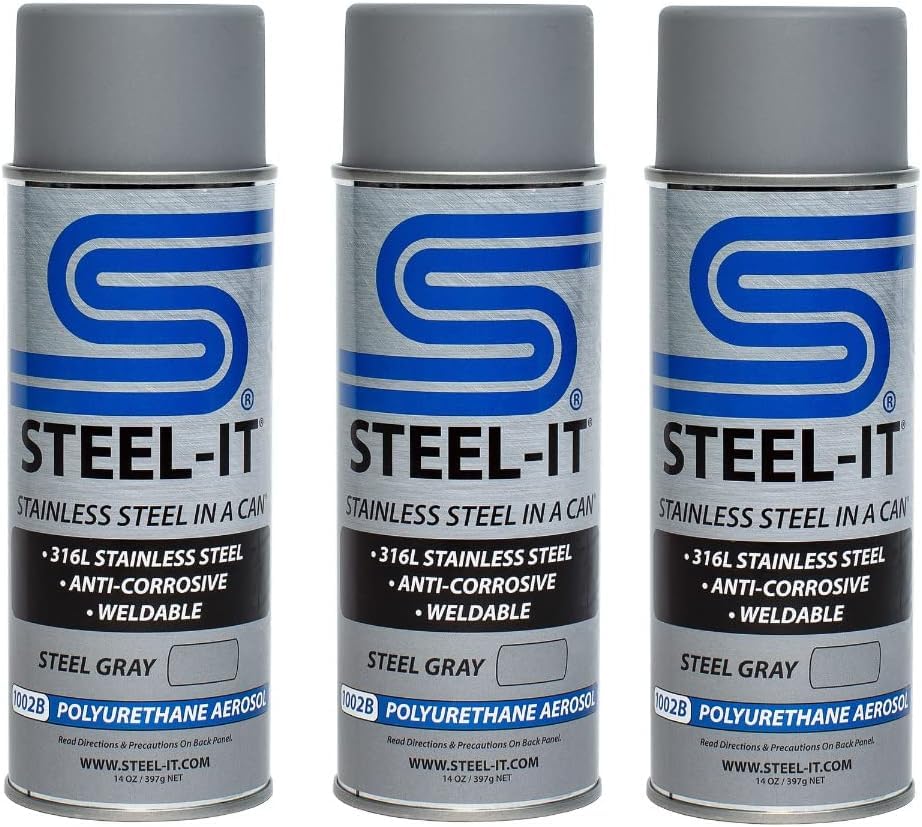 Steel-It 1002B Polyurethane Aerosol, Industrial Paint Coatings ...
