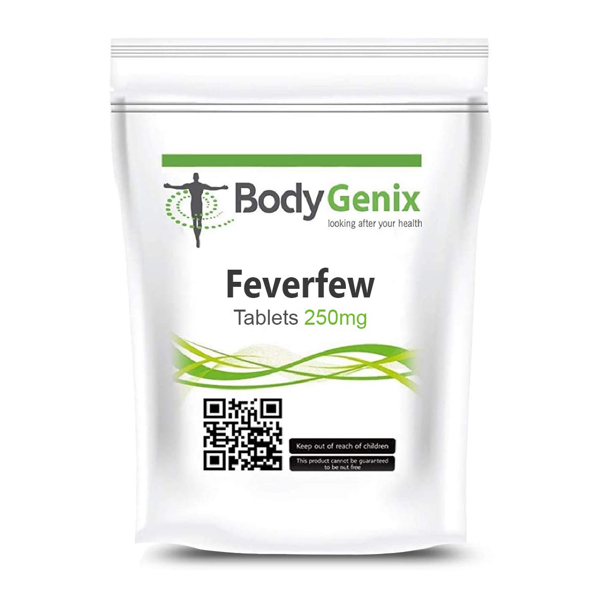 Buy BodygenixFeverfew 250mg Vegan s Supplements – with Anti ...
