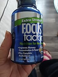 Amazon.com: Focus Factor Adults Extra Strength, 120 Count - Brain Supplement for Memory ...