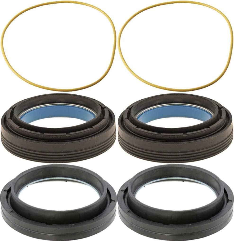 Amazon.com: Outer Axle Knuckle Tube Dust Seal & Inner Tube Seal & Snap Ring & Needle Bearing ...