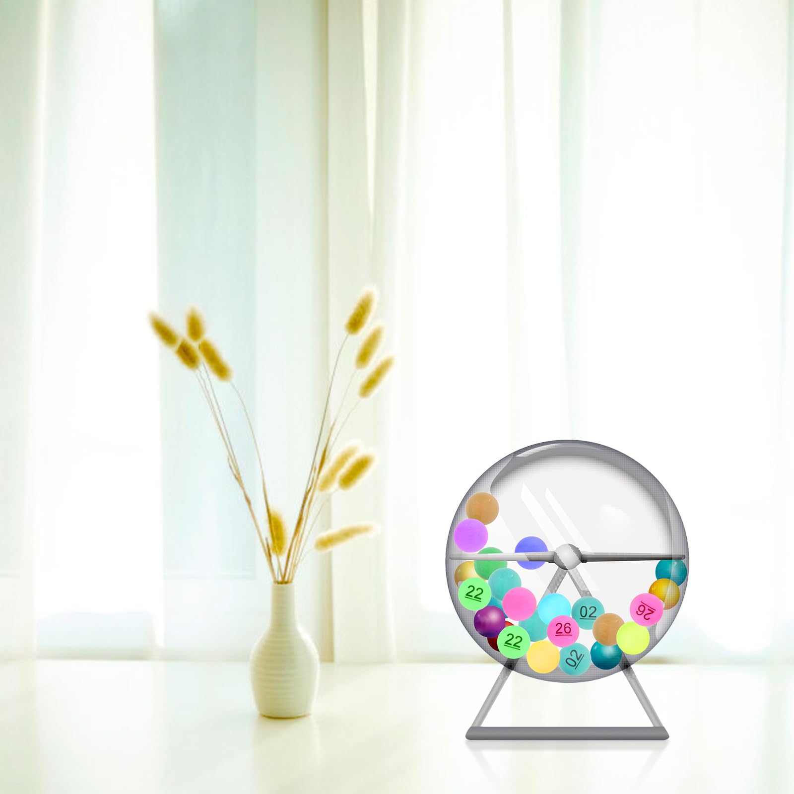 Snapklik.com : 30pcs Raffle Bingo Ball Set Numbered 1-30 Multicolor ...