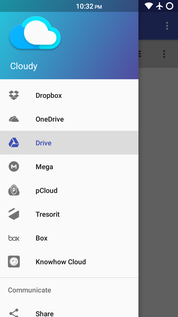 Drawer for Cloud (OneDrive, Drive, DropBox and more) - App on Amazon ...
