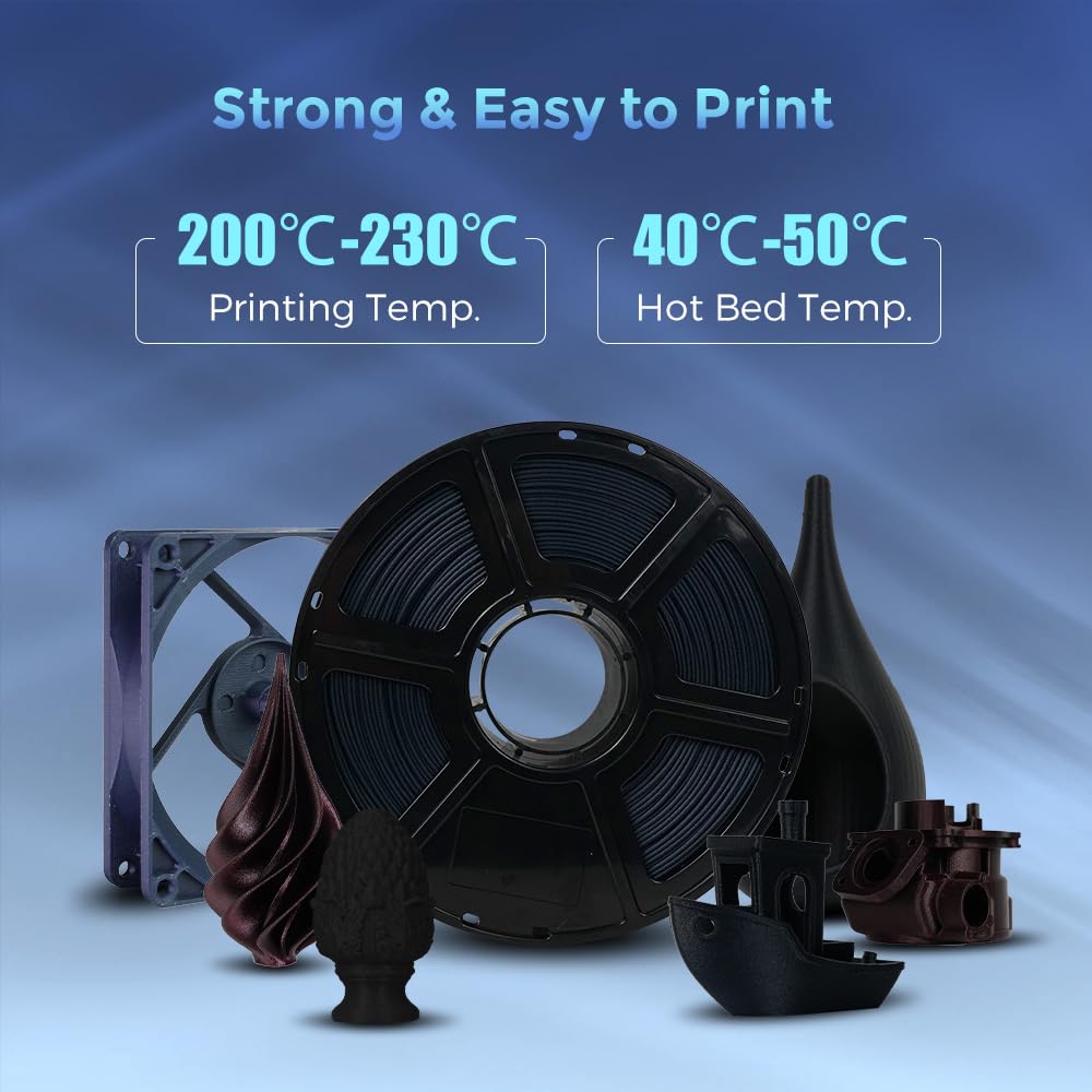 Snapklik.com : FLASHFORGE Carbon Fiber PLA Filament 1.75mm, Carbon ...