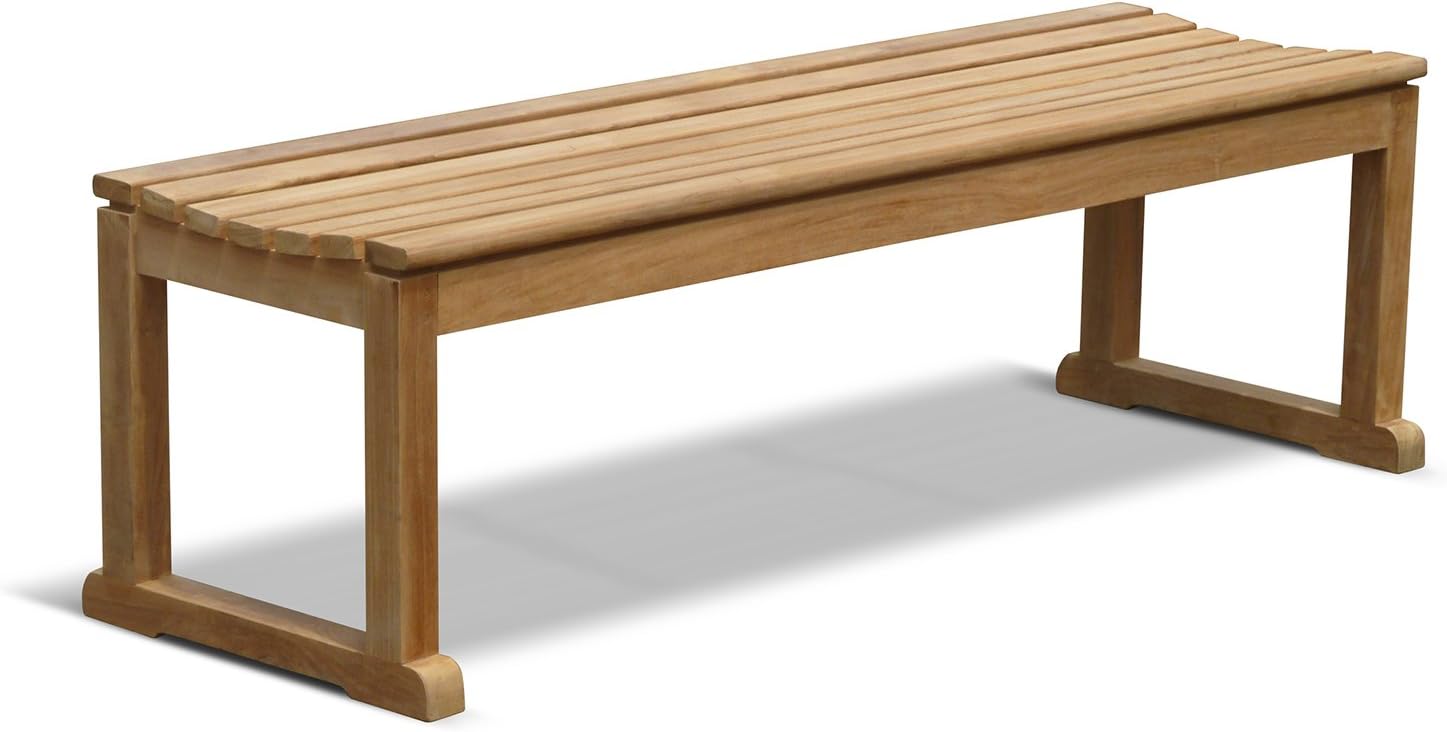 Jati 2.25m Lutyens-Style Teak Garden Bench - Grade-A Teak | 5-Seater ...